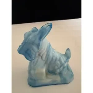 Boyd Glass | Other | Boyd Glass Scottie Jb Dog Figurine Blue Slag ...
